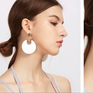 Fashion Jewelry | Jewelry | Two Tone Geometric Drop Earring | Poshmark